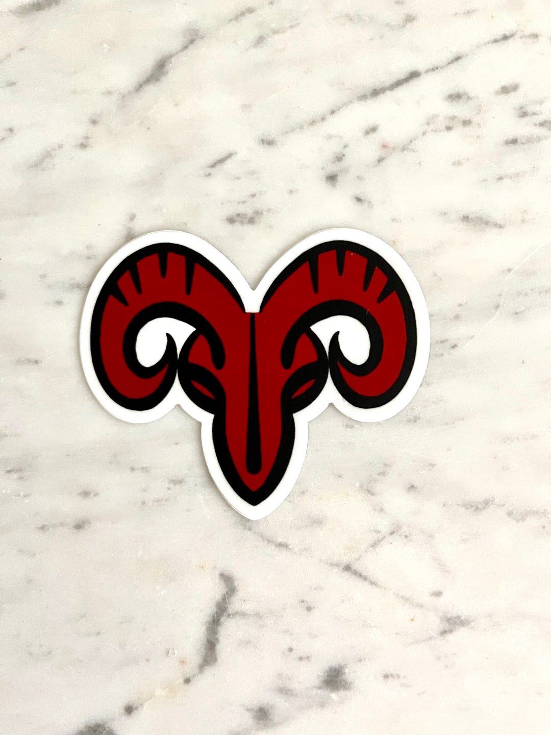 Aries Astrological Symbol / Zodiac Sign Sticker - Etsy