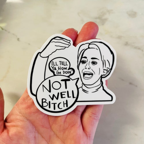 Bok Bok Bitch Chicken Sticker cases decals Matte Vinyl Sticker for ...