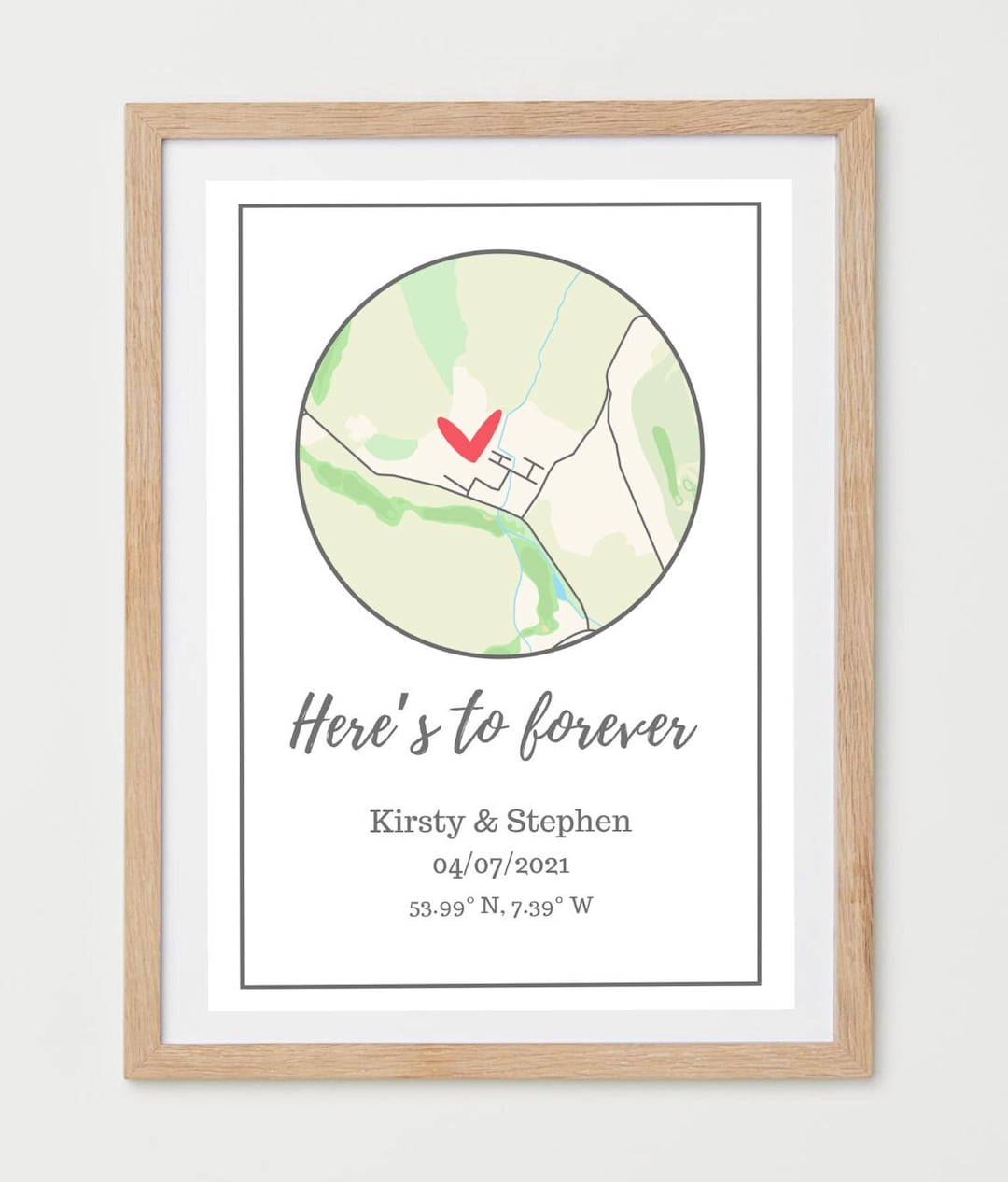 Location Poster With Hand Drawn Map printable, Wedding, Engagement ...