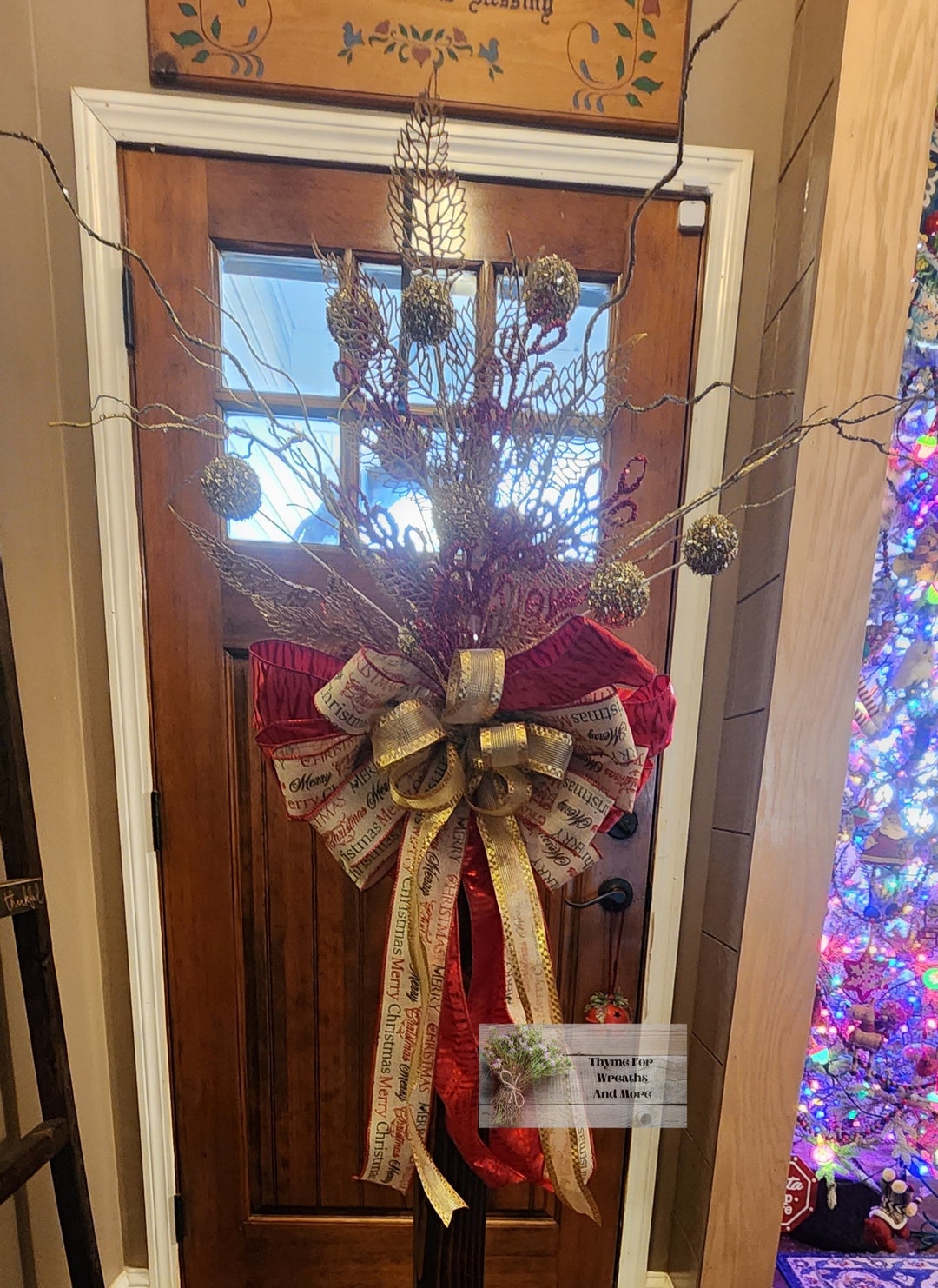 Gold Leaves Tree Topper - Etsy