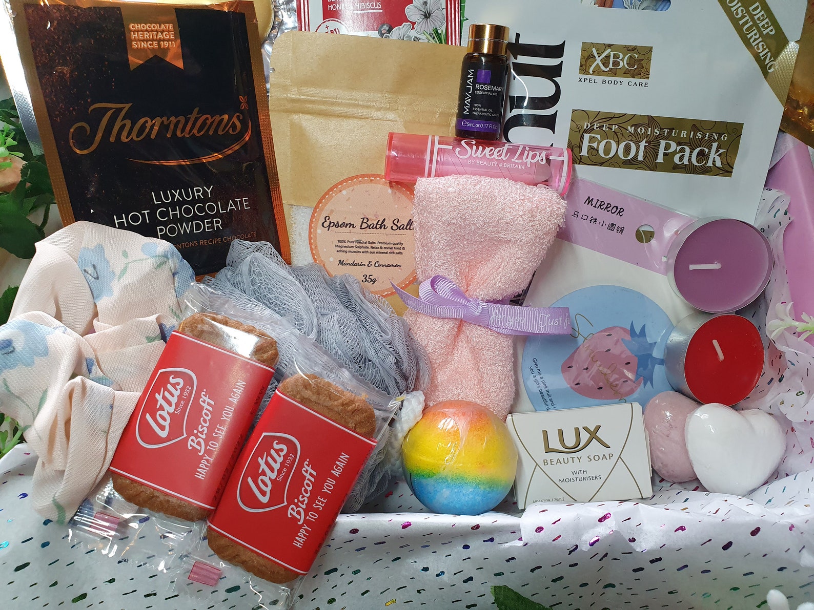 XL Super Deluxe Spa Gift Hamper, Pamper Hamper Gift Set, Spa Package in ...