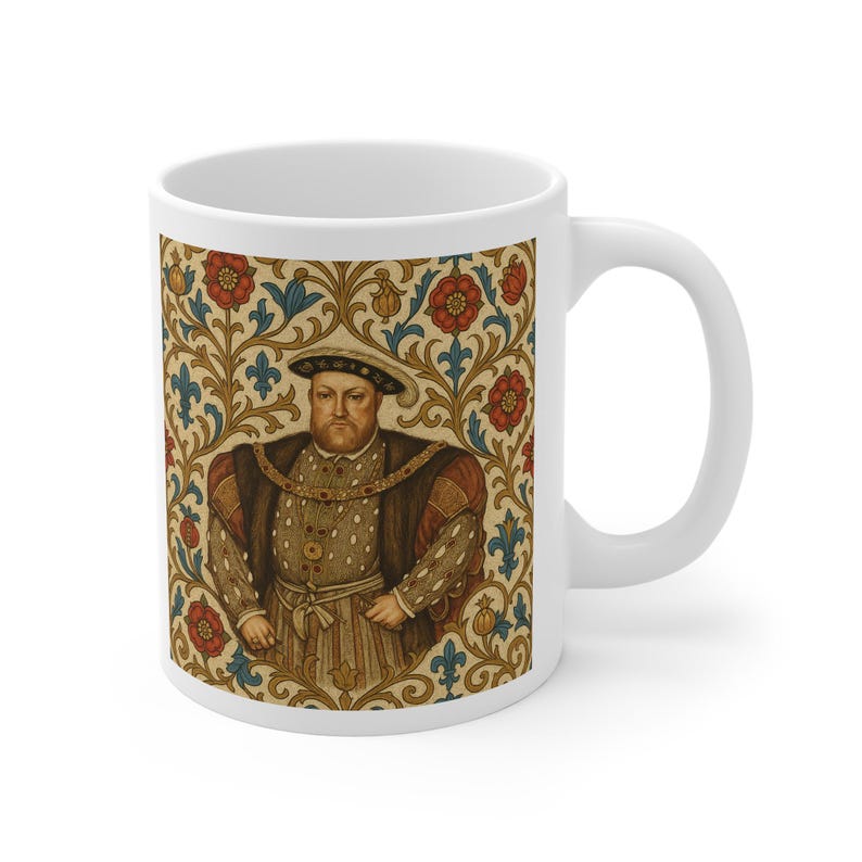 Henry VIII Coffee Mug: Tudor Rose, British History Gift - Etsy UK