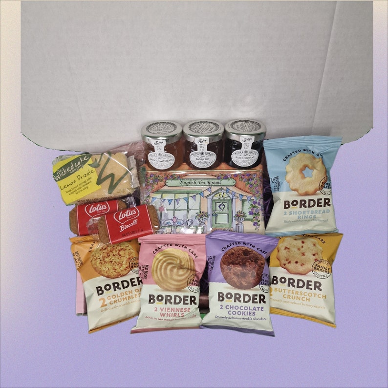 Afternoon Tea Gift Hamper: Biscuits, Tea, Jam & Lemon Cake - Etsy