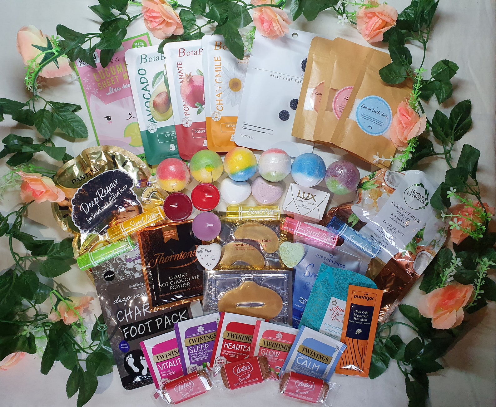 XL Super Deluxe Spa Gift Hamper, Pamper Hamper Gift Set, Spa Package in ...