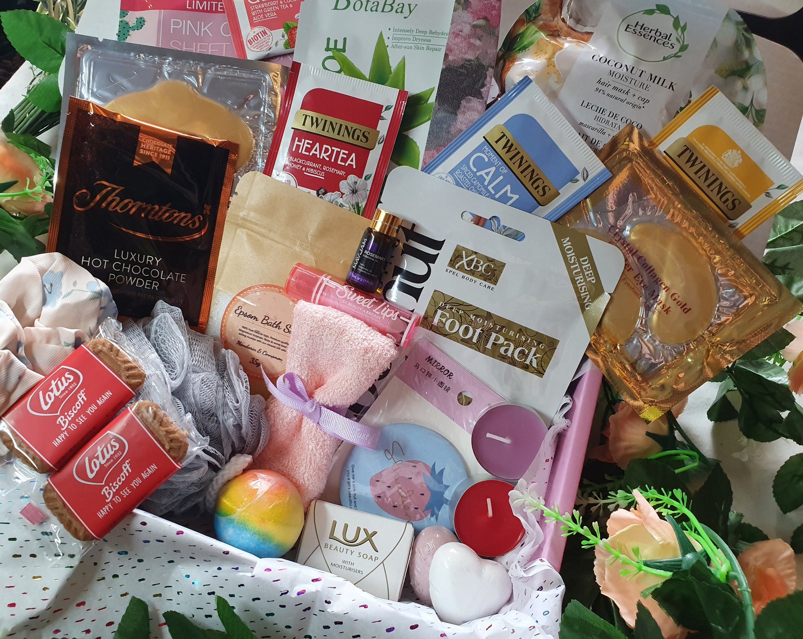 XL Super Deluxe Spa Gift Hamper, Pamper Hamper Gift Set, Spa Package in ...