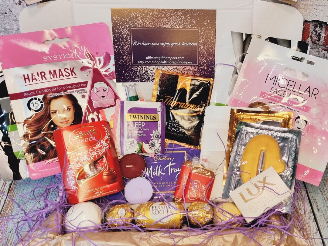 Indulgent Spa and Chocolate Pamper Hamper, Get Well Soon Gift, Gifts ...