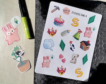 Sims 4 Stickers - Etsy