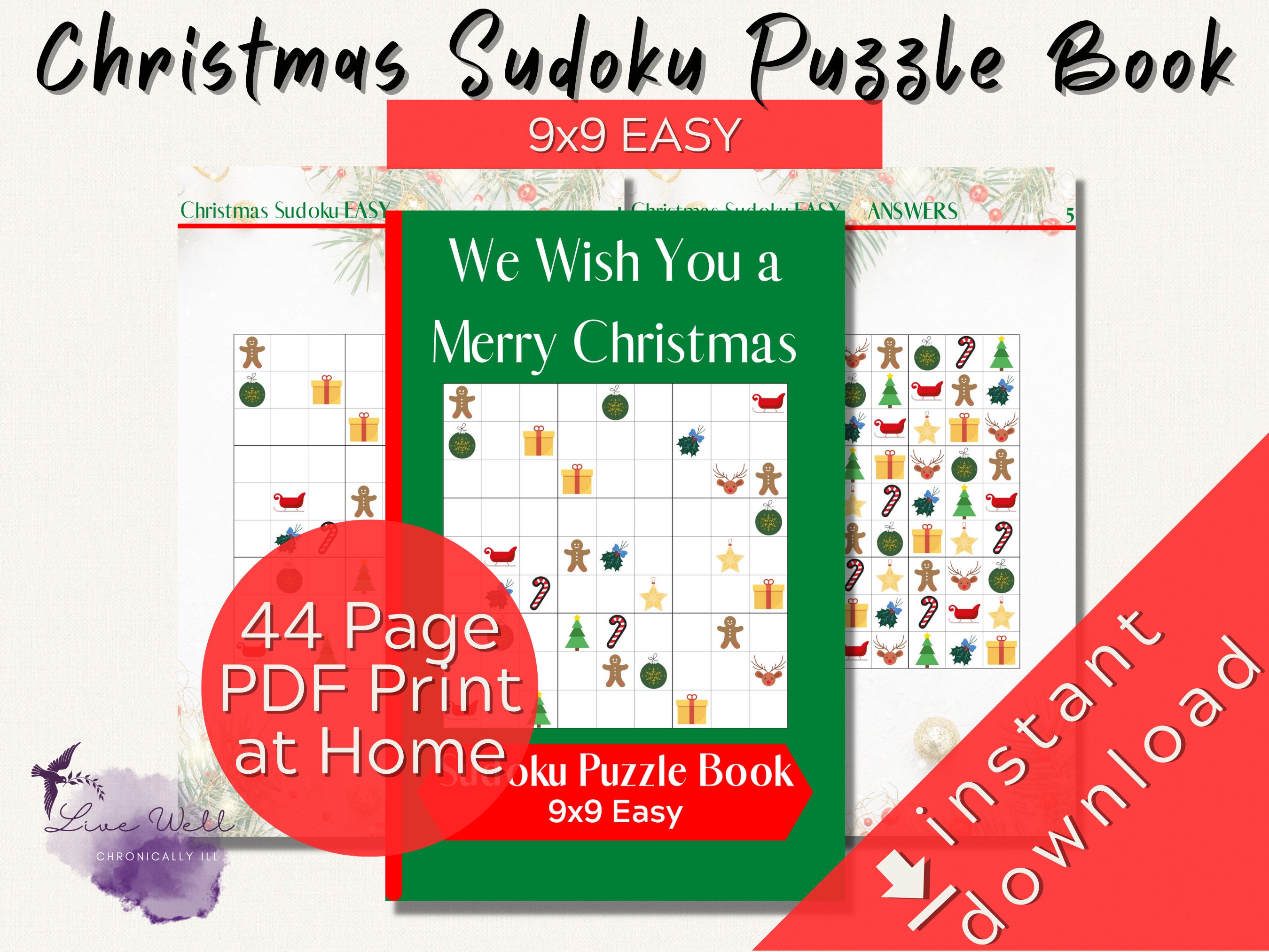 Christmas Sudoku Puzzles