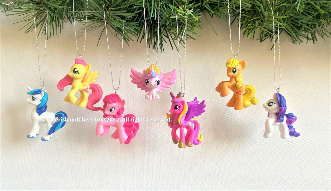 My Little Pony Christmas Ornament Set of 7 - Etsy