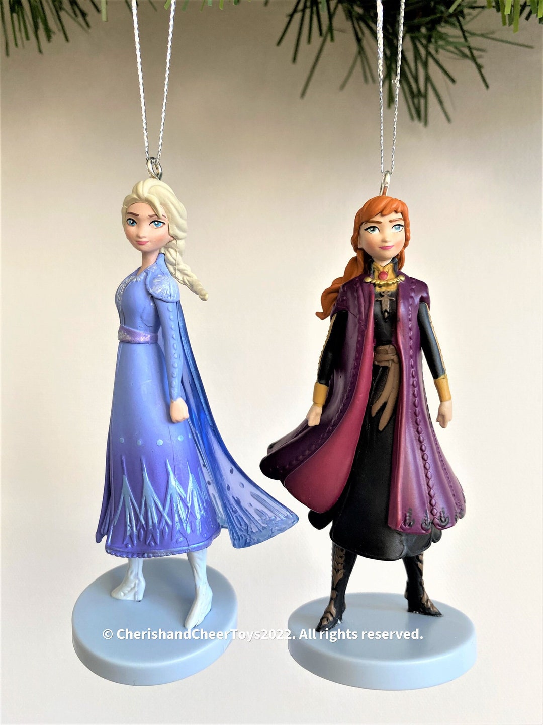 Elsa and Anna Christmas Ornament Set From Frozen 2, Elsa , Anna, Elsa ...