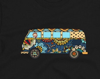 Jesus Hippie Bus - Etsy