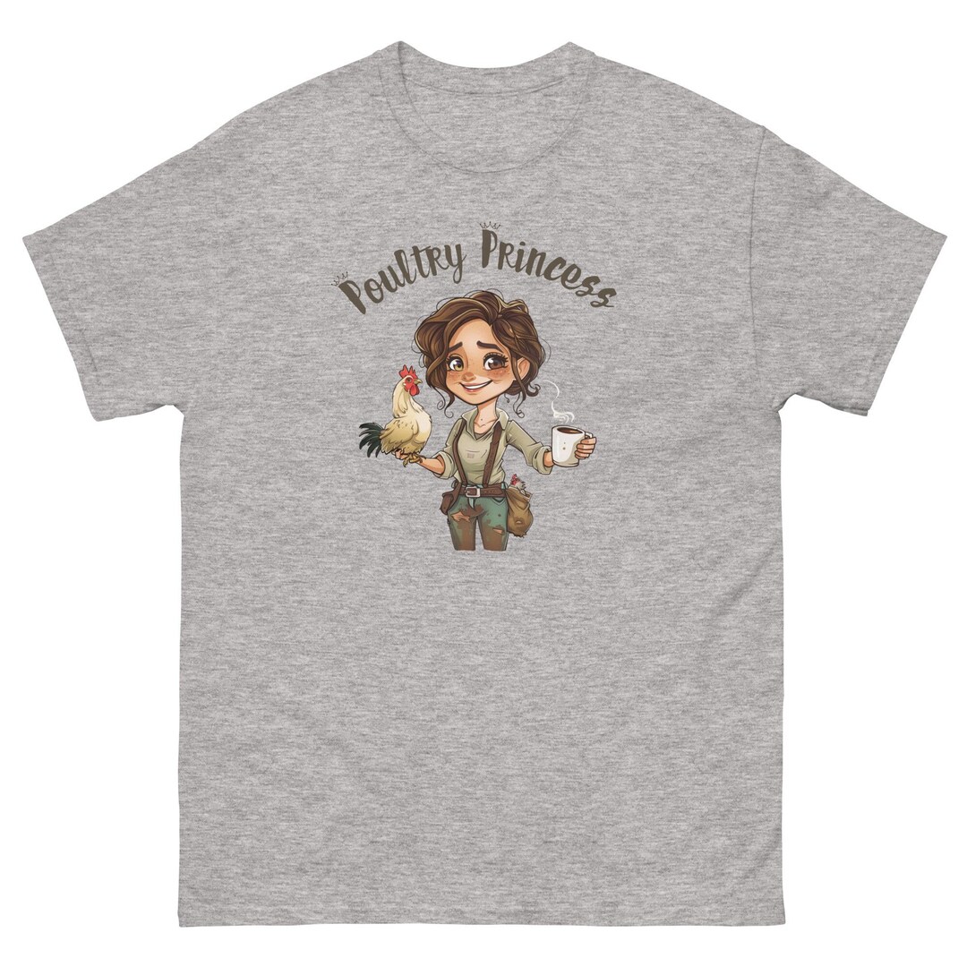 Poultry Princess Crazy Chicken Lady Farm Girl Chicken Coffee Java Lover ...