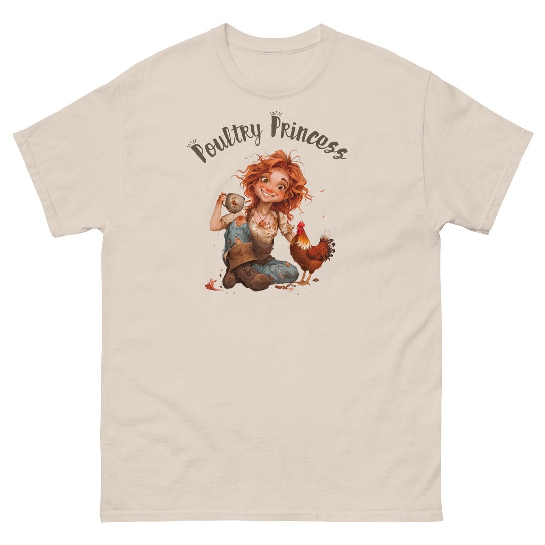 Poultry Princess Crazy Chicken Lady Farm Girl Chicken Coffee Lover ...
