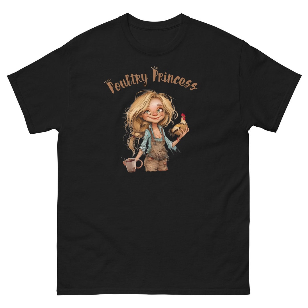 Poultry Princess Crazy Chicken Lady Farm Girl Chicken Coffee Java Lover ...