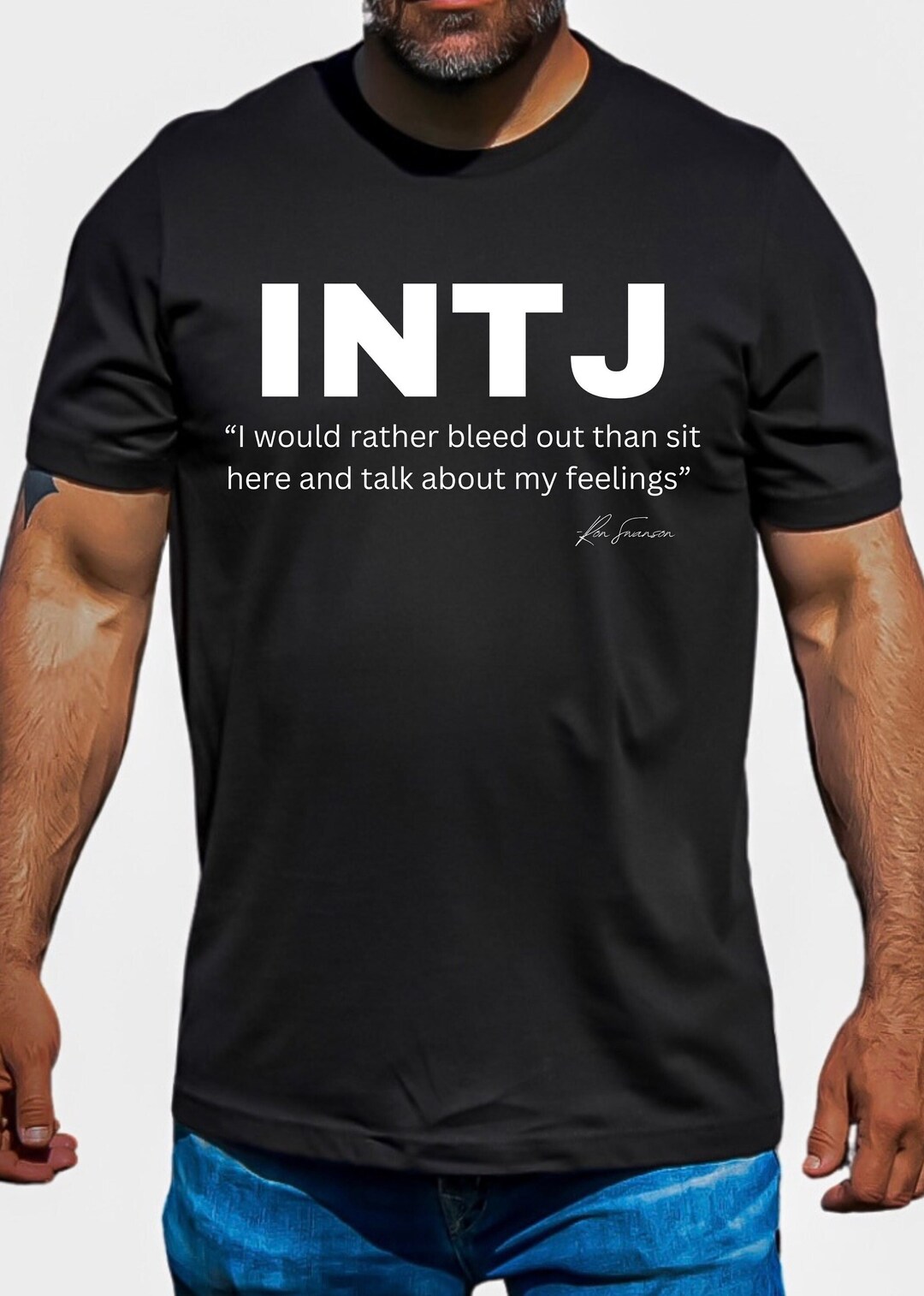 INTJ MBTI Personality Introvert Shirt Ron Swanson Quotes Myers Briggs ...