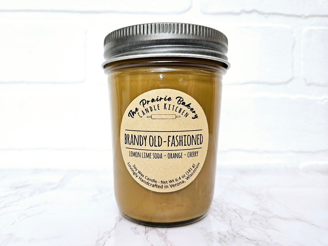 Brandy Old Fashioned | Scented Soy Wax Candle | Cocktail Mixed Drink ...