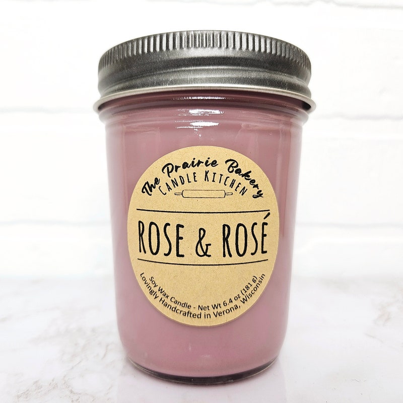 Rose Candle - Etsy