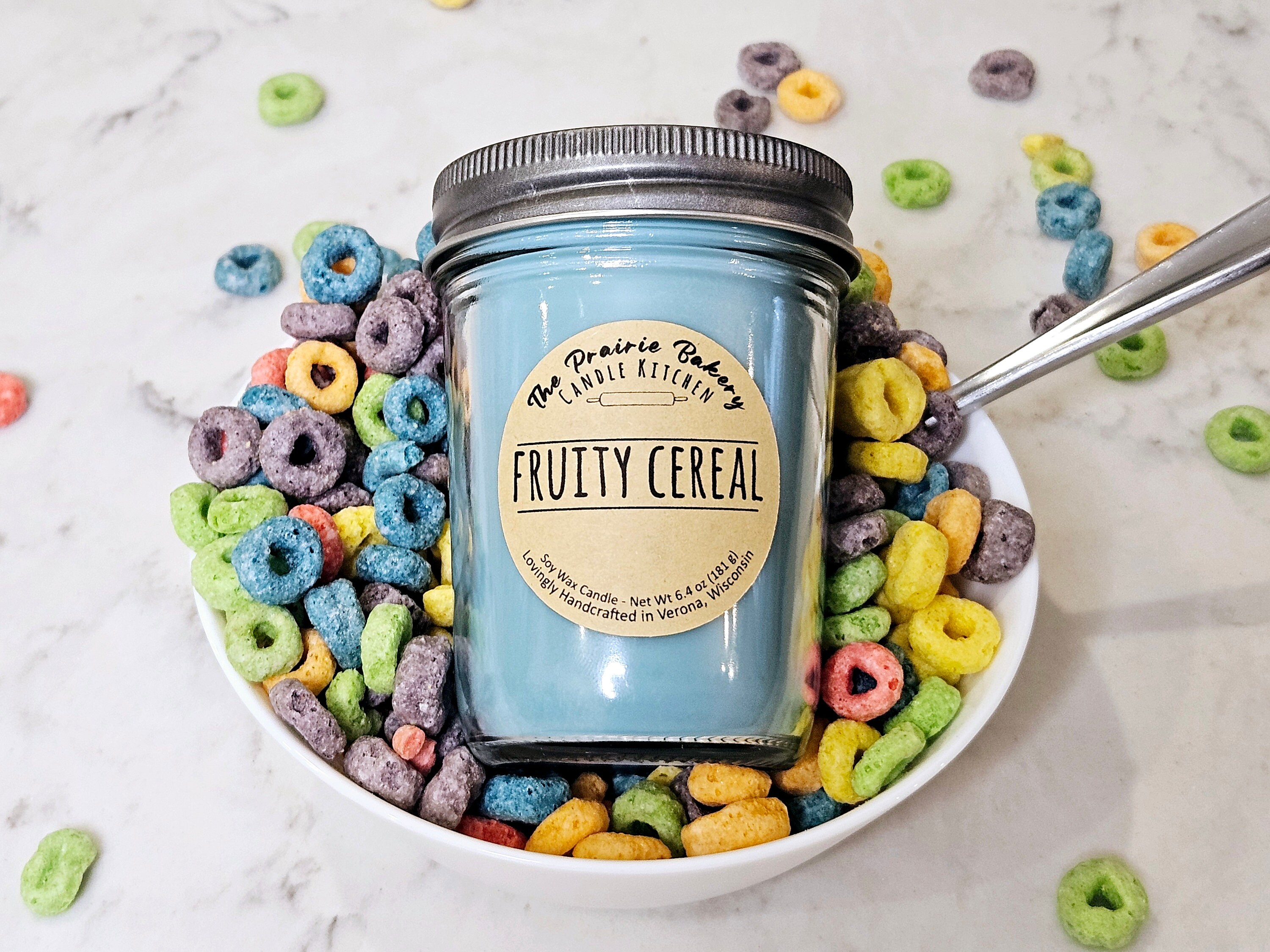 Fruity Cereal | Scented Soy Wax Candle | Tropical Vanilla Loop ...