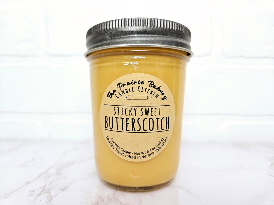 Sticky Sweet Butterscotch | Scented Soy Wax Candle Delicious Sugary ...