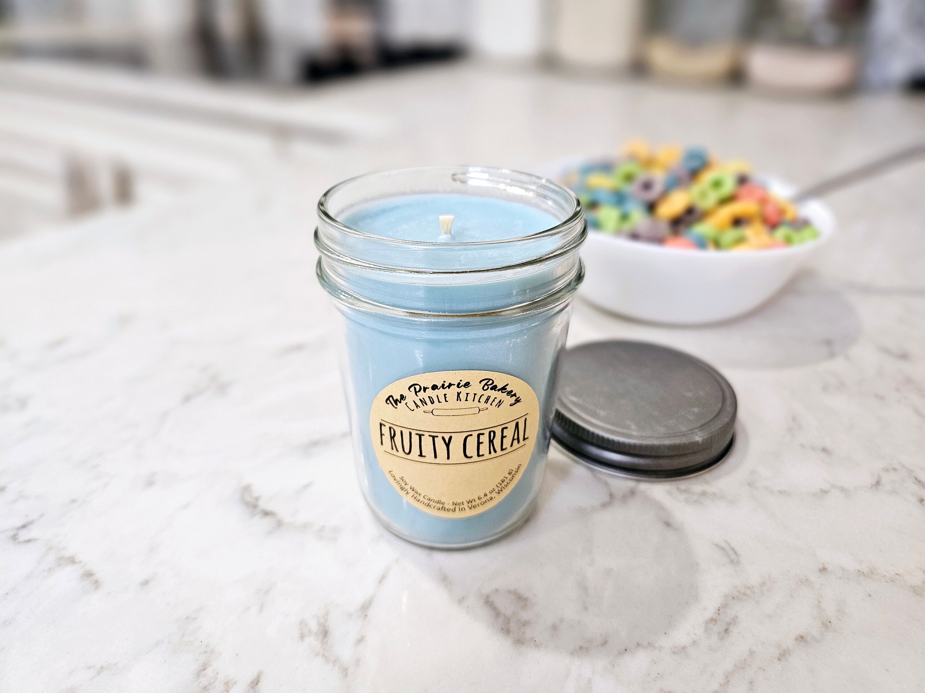Fruity Cereal | Scented Soy Wax Candle | Tropical Vanilla Loop ...
