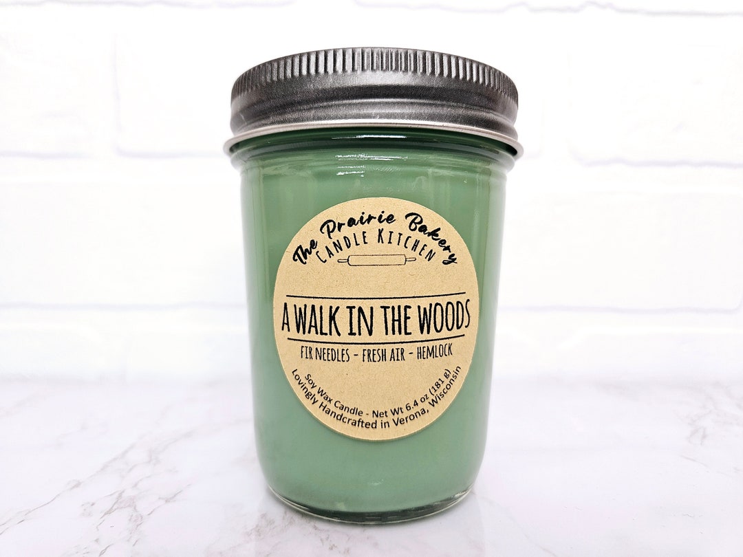 A Walk in the Woods | Scented Soy Wax Candle | Pine Fir Trees and Clean ...