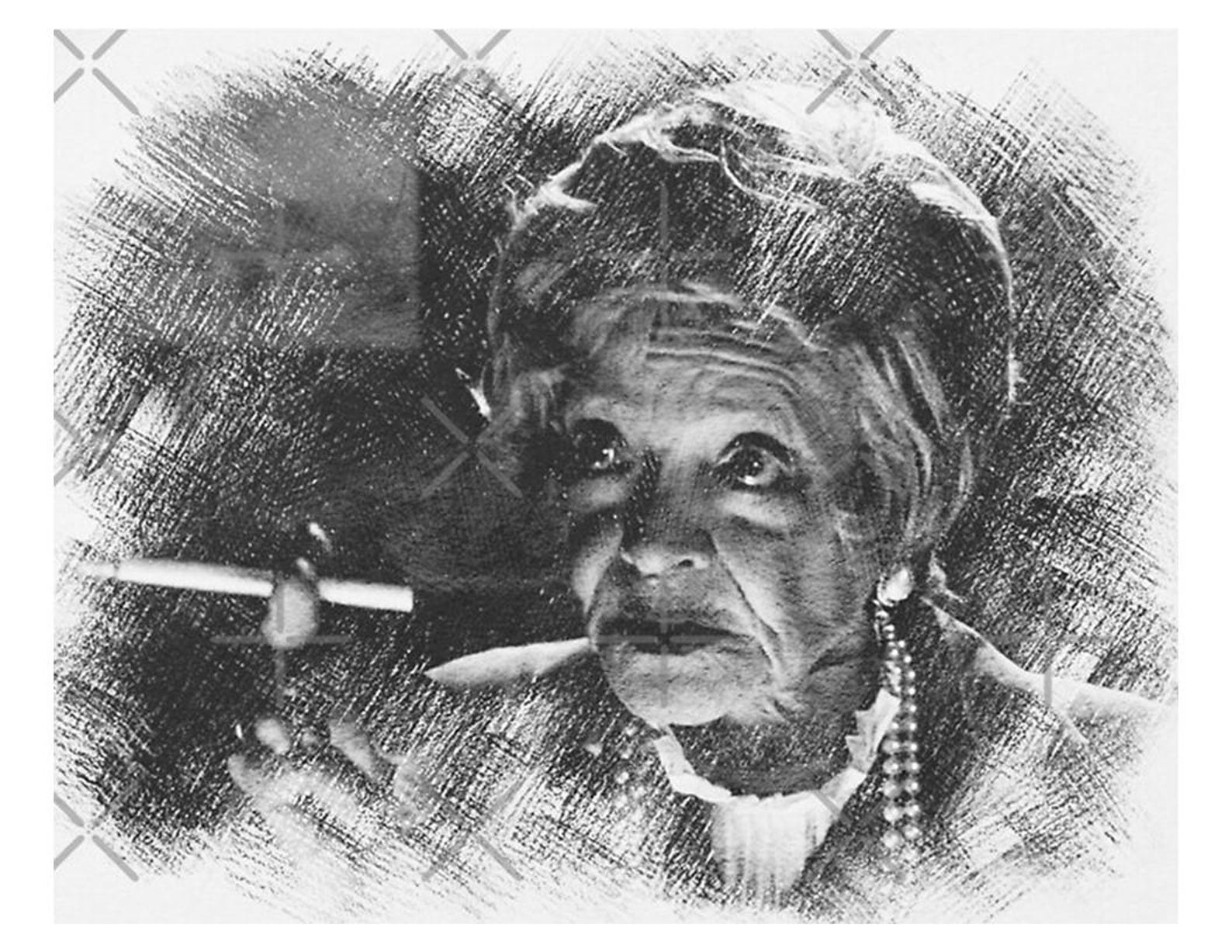 Beetlejuice - Juno - Case Worker - Sylvia Sidney - Fan Art Print ...
