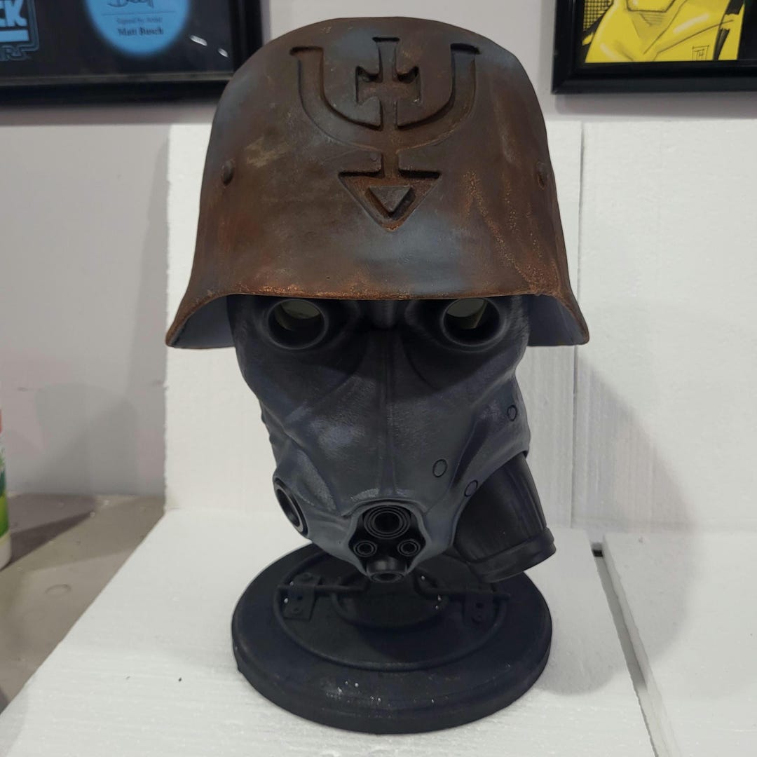 Heretic Helmet Trench Crusade Inspired Helmet for Cosplay or Display - Etsy