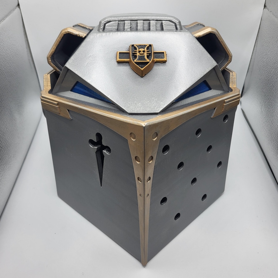 Spacemarine Grey Knight Inspired Helmet 3d Printed 40k Prop Helmet - Etsy