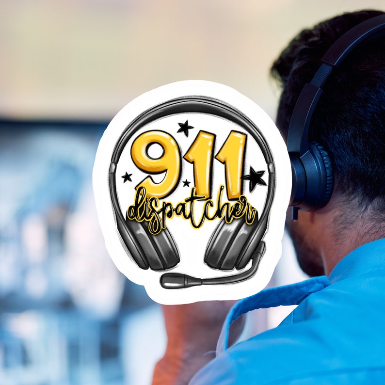 911 Dispatcher, Dispatcher, Fire, EMS, Police, Laptop Stickers, Cup ...