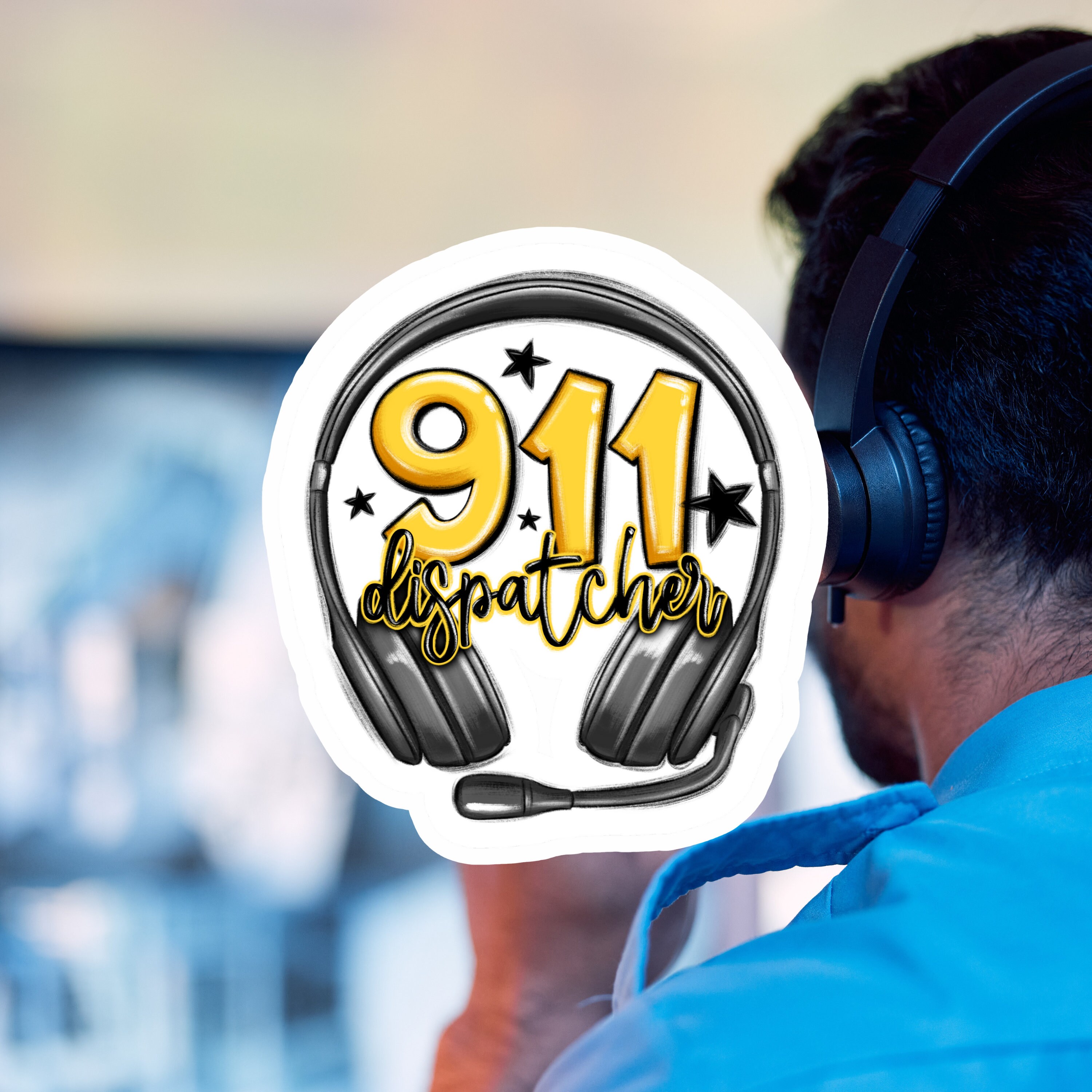 911 Dispatcher, Dispatcher, Fire, EMS, Police, Laptop Stickers, Cup ...