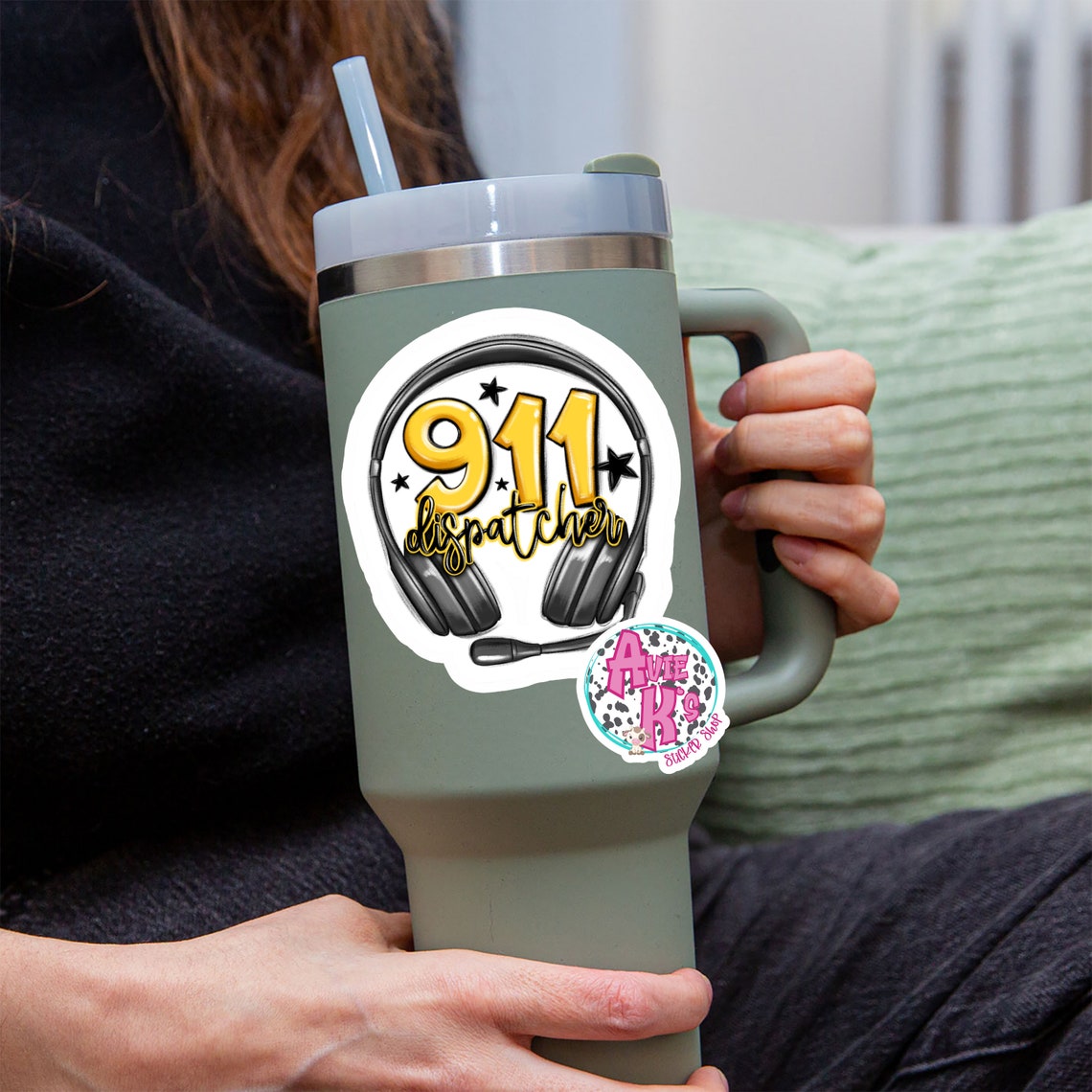 911 Dispatcher, Dispatcher, Fire, EMS, Police, Laptop Stickers, Cup ...