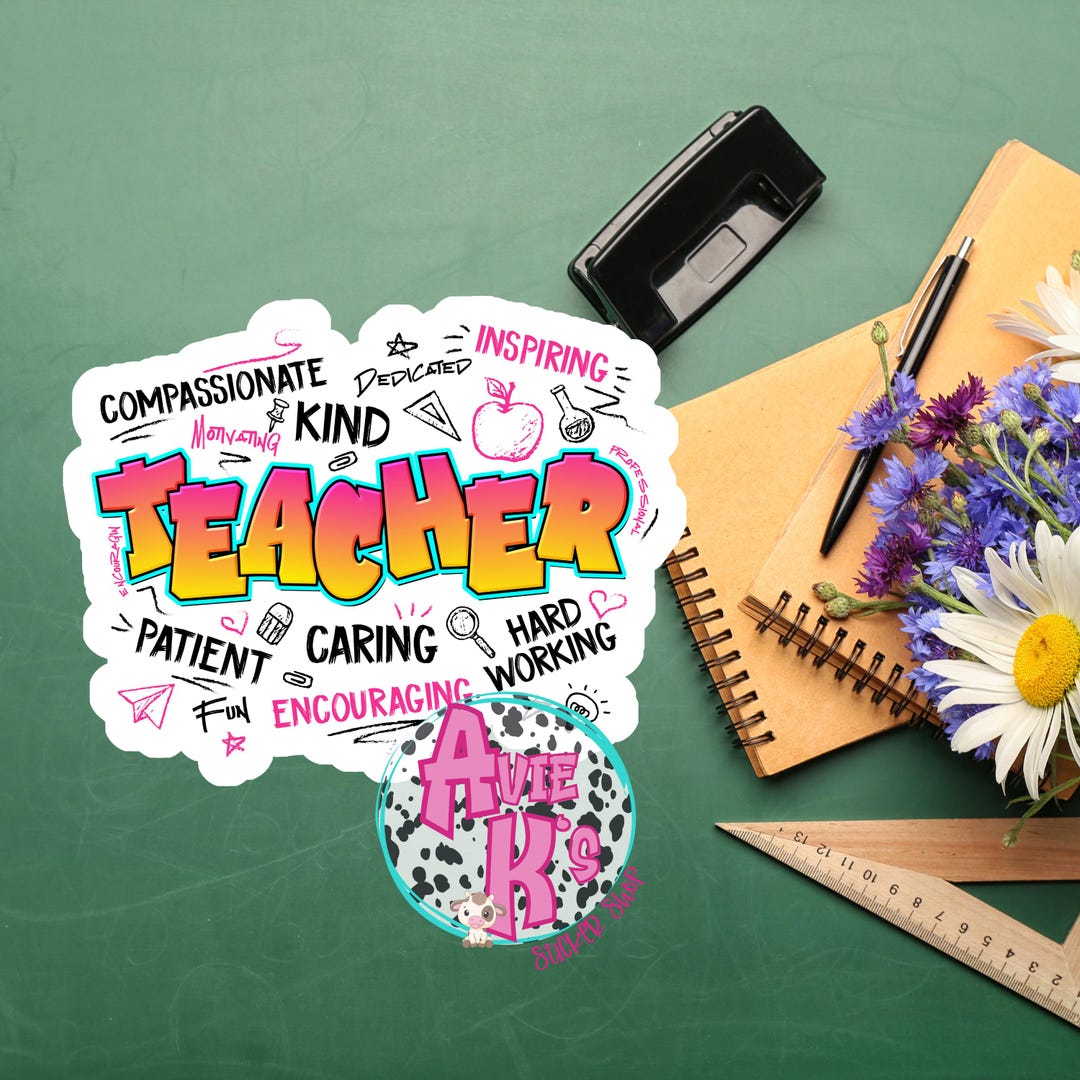 Graffiti Teacher, Graffiti, Teacher, Waterproof, School Supplies - Etsy