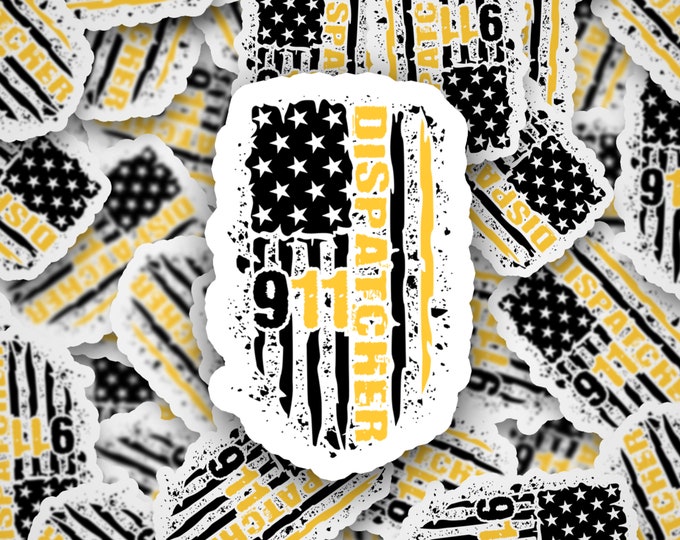911 Dispatcher "hero in a Headset" Reflective or Matte Vinyl Decal ...