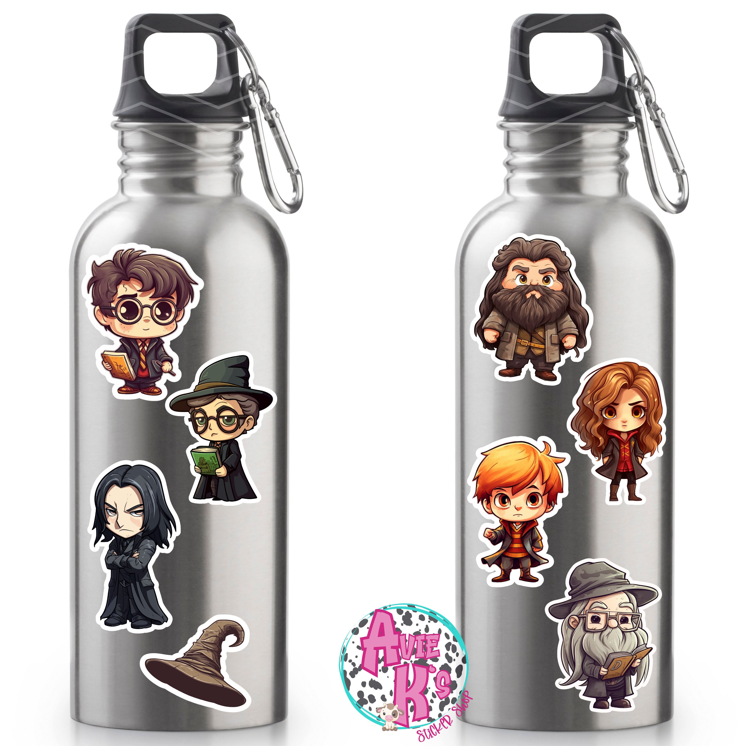 Wizard Stickers, Book Lover Sticker, Book Wizard, Water Bottle Stickers ...