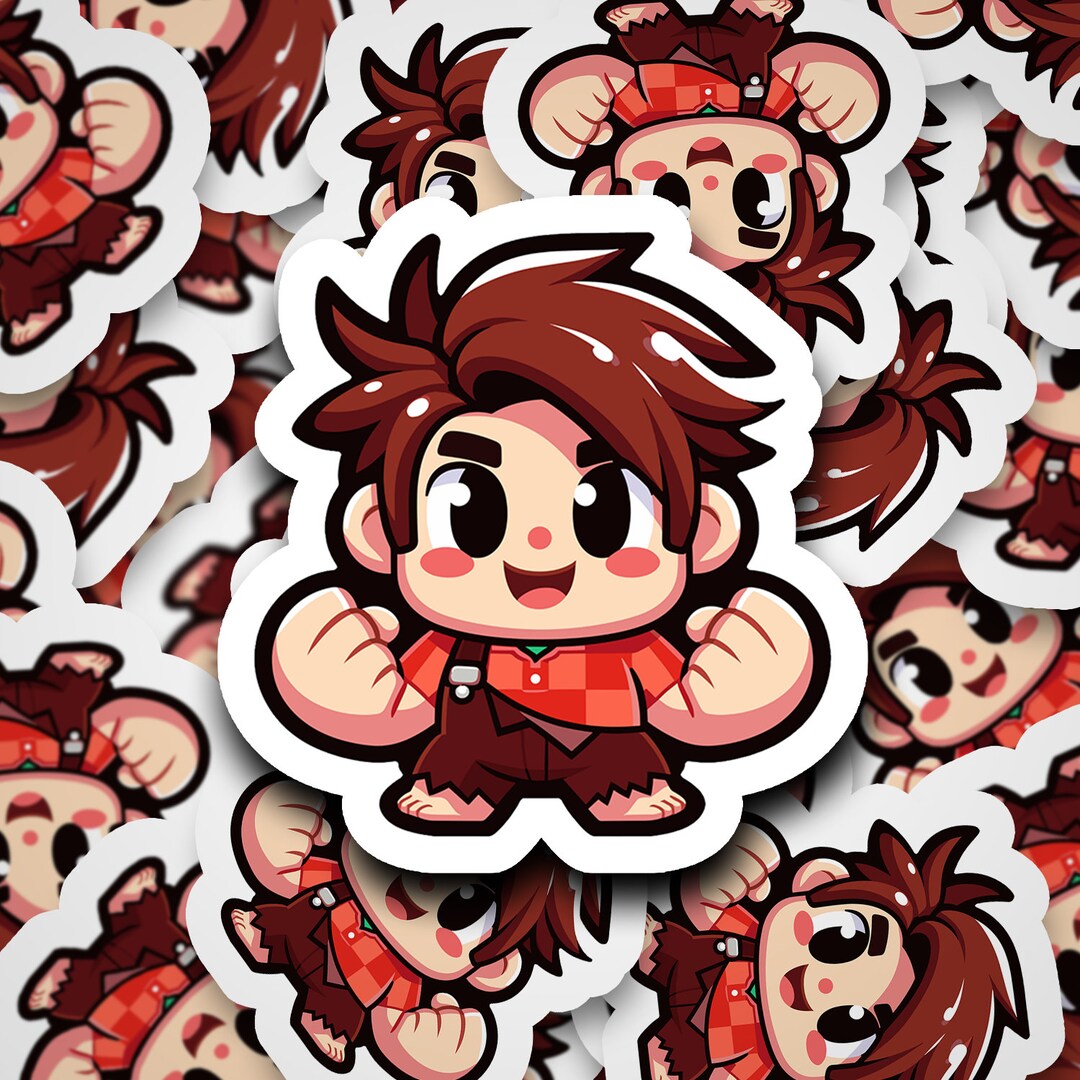 Macho Man, Kid, Toy Sticker, Kid Sticker, Water Bottle Stickers ...