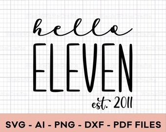 11th Birthday Shirt - Etsy