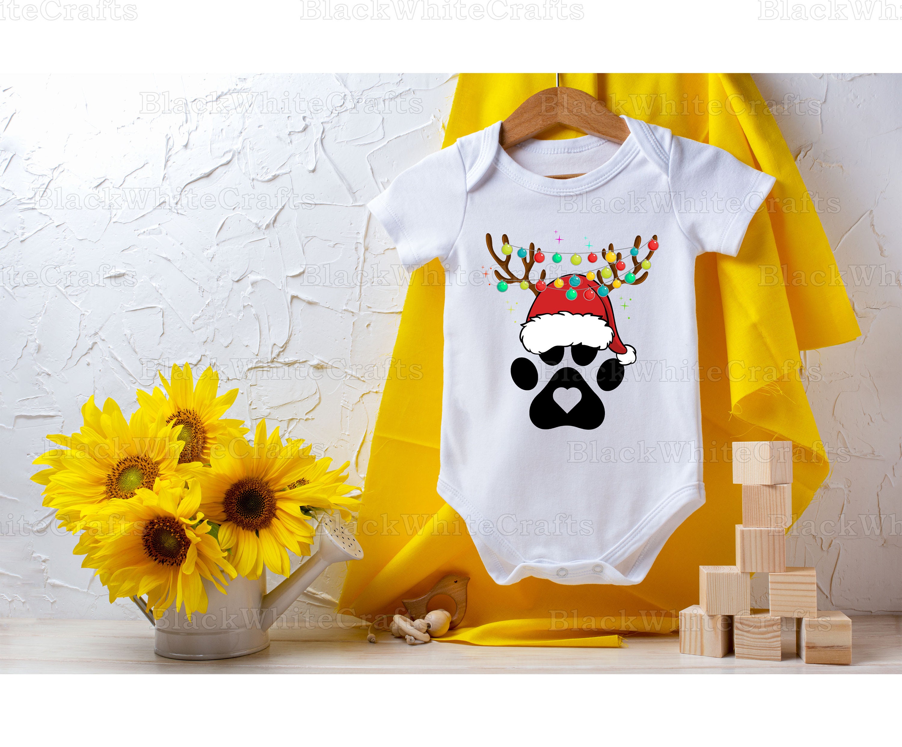 Christmas Paws With Christmas Lights Svg Christmas Dog Paw - Etsy