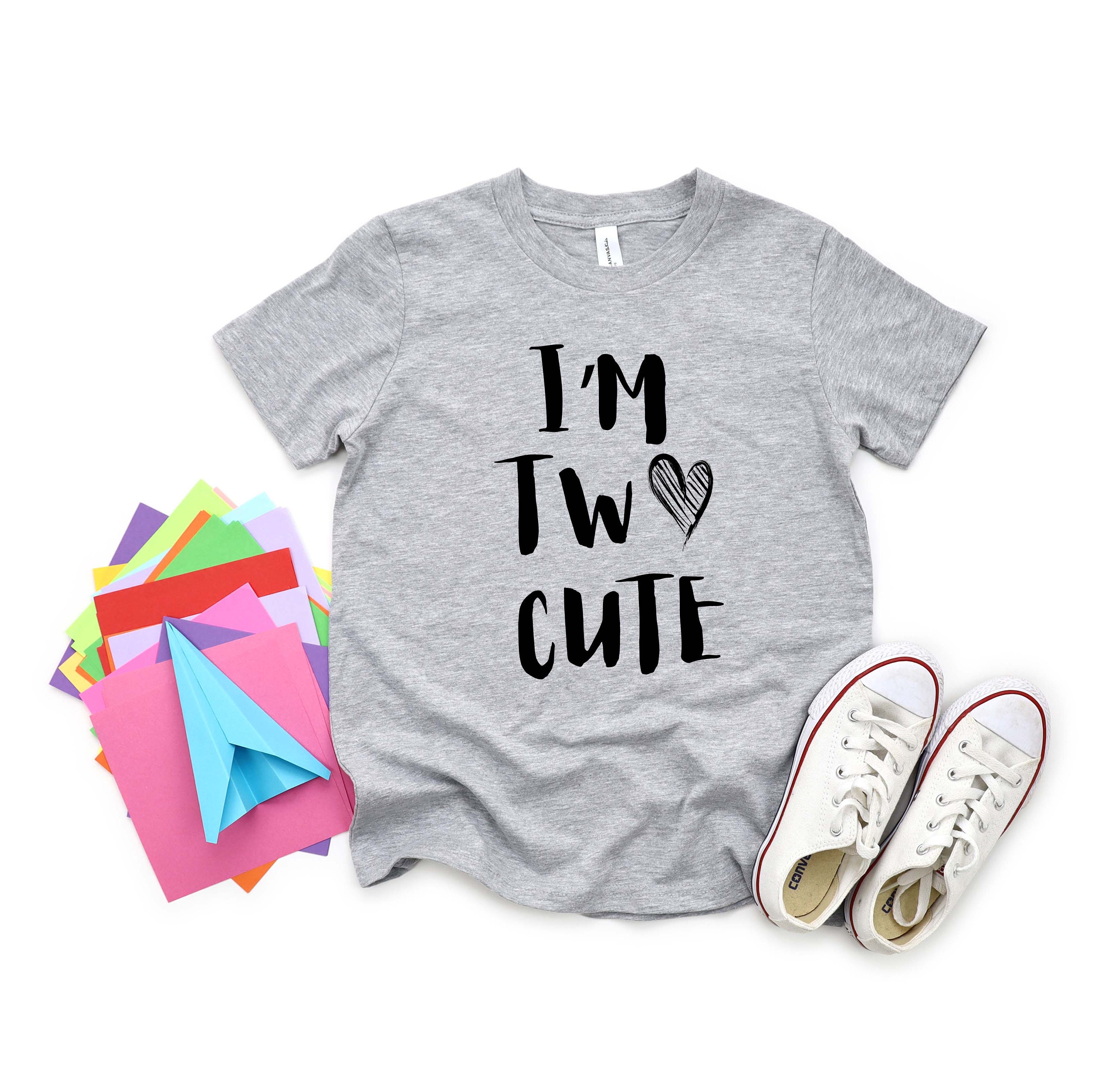 I'm Two Cute SVG Instant Download Design for - Etsy