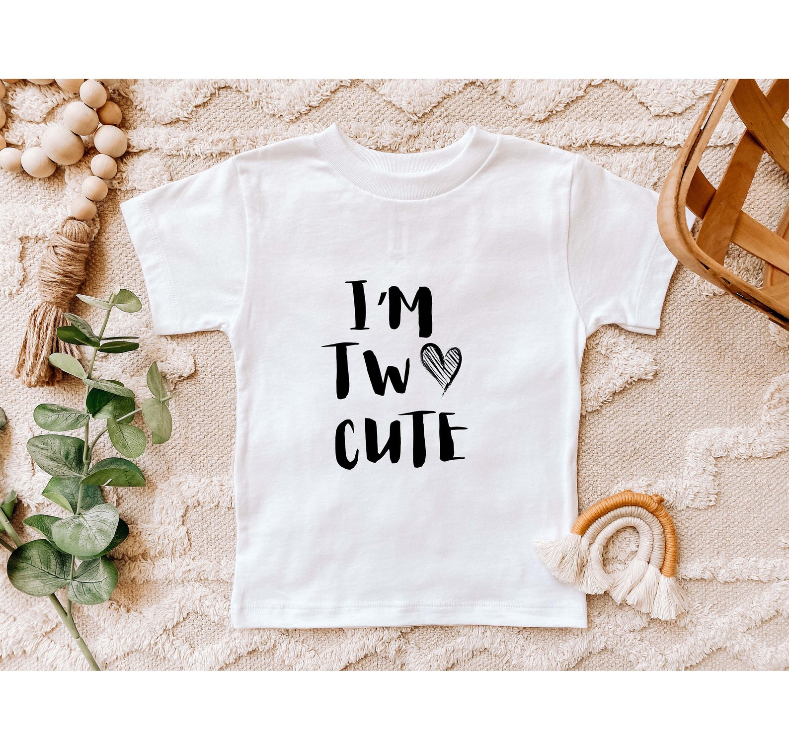 I'm Two Cute SVG Instant Download Design for - Etsy