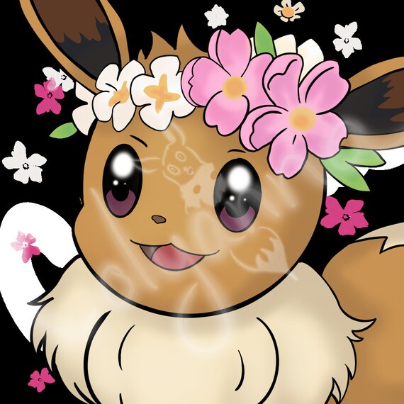 Eevee Floral | Etsy