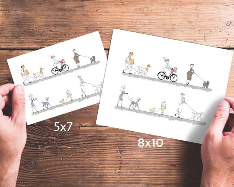 101 Dalmatians Wall Art Print, Colorful Watercolor Painting, Simple ...