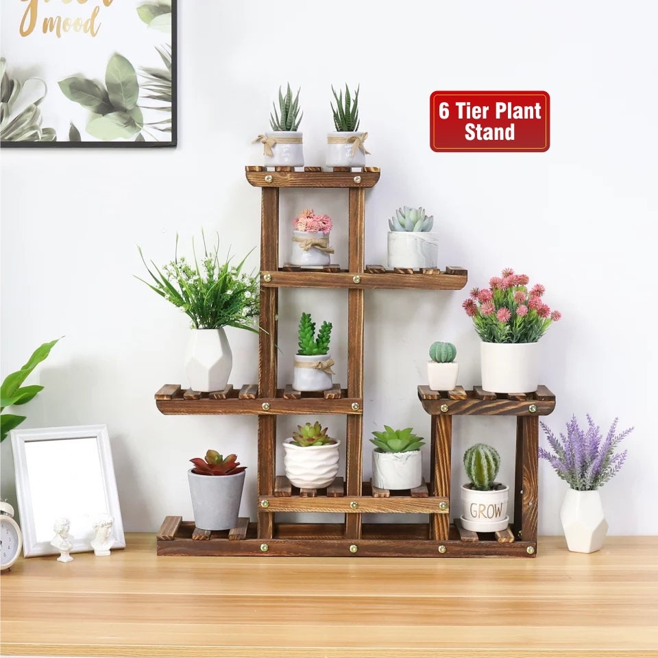Multi Plant Stand tall plant Organizer Display Plant Rack Valentine's ...