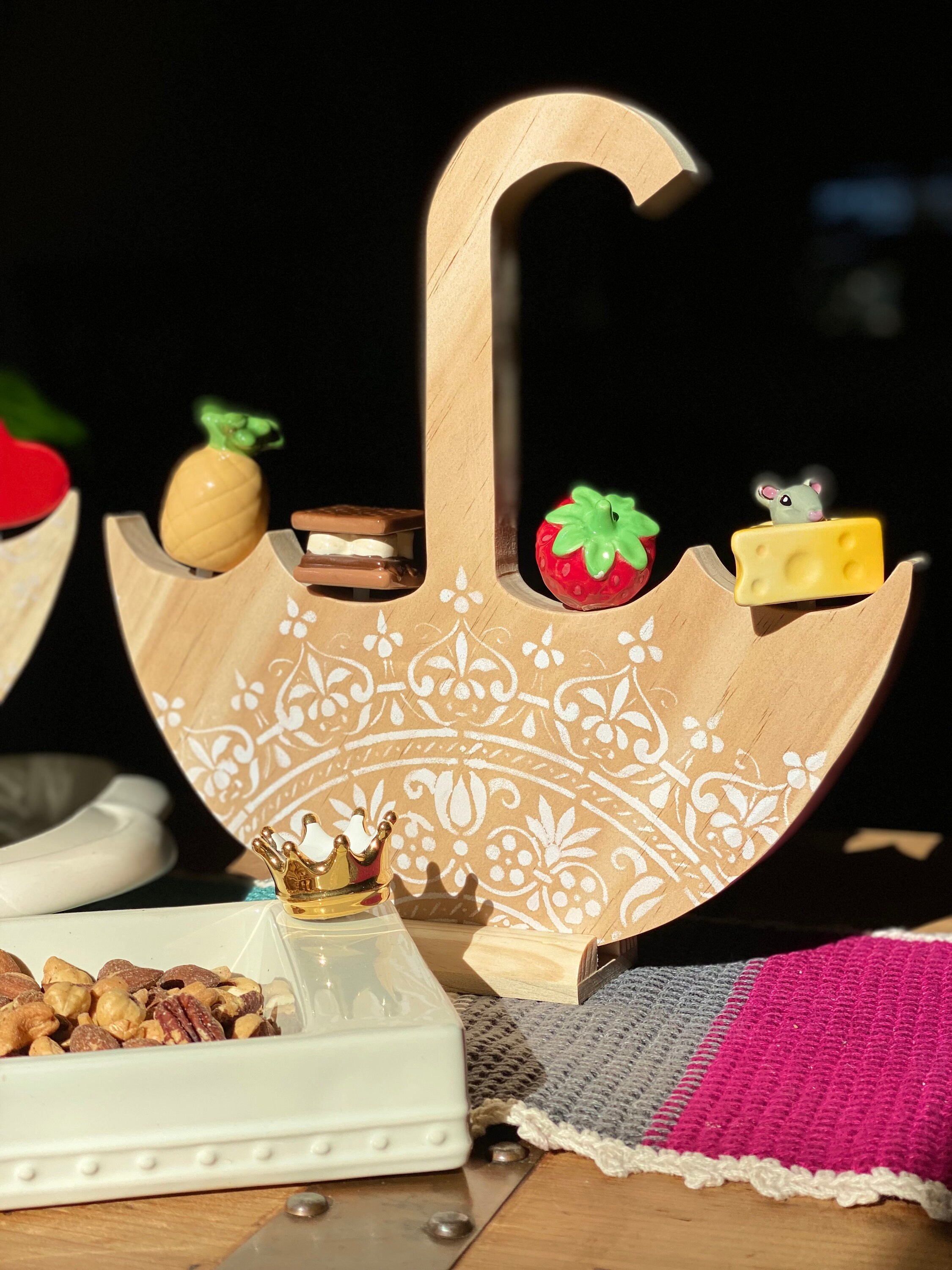 Wood Umbrella Nora Fleming Mini Display - Etsy