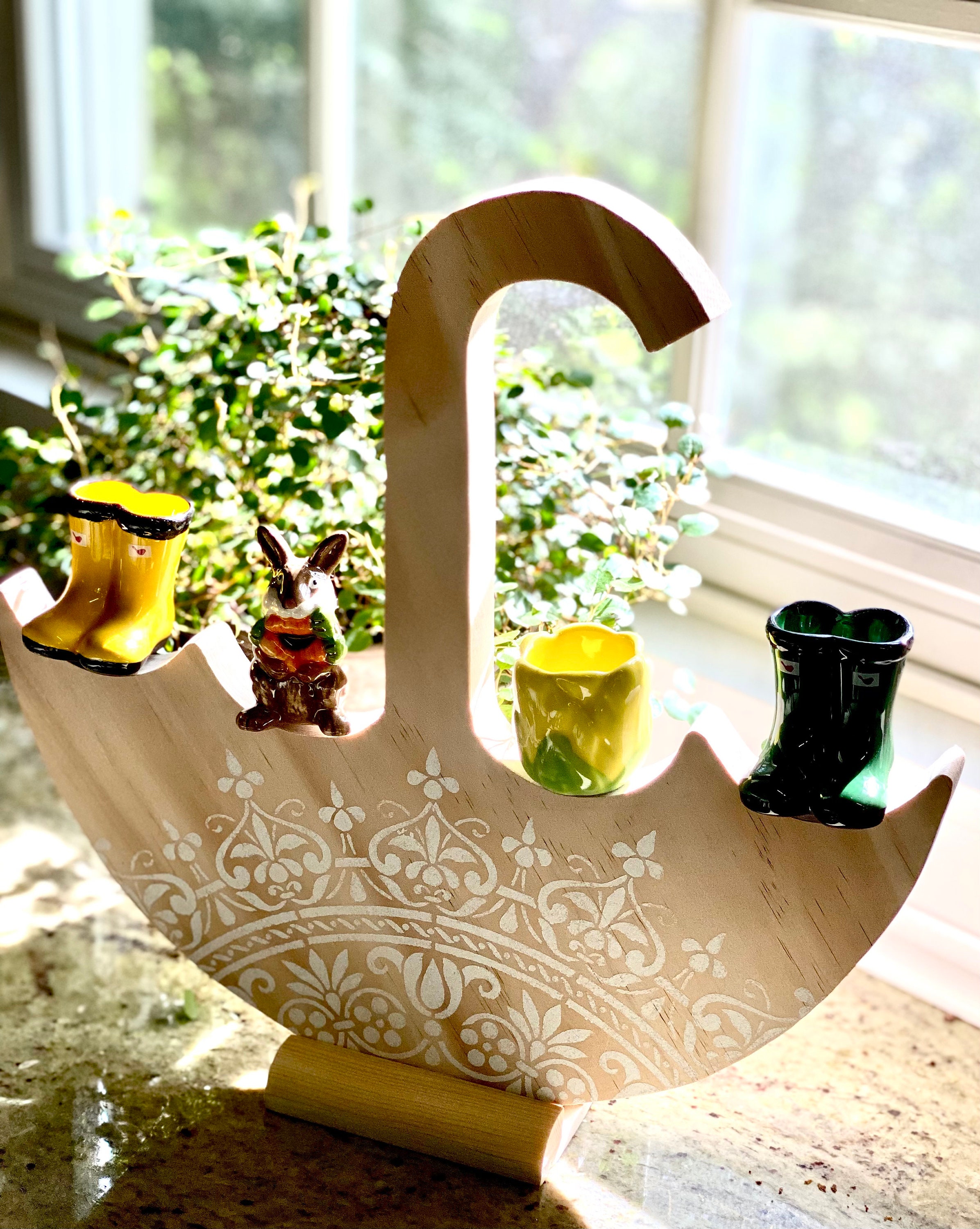 Wood Umbrella Nora Fleming Mini Display - Etsy