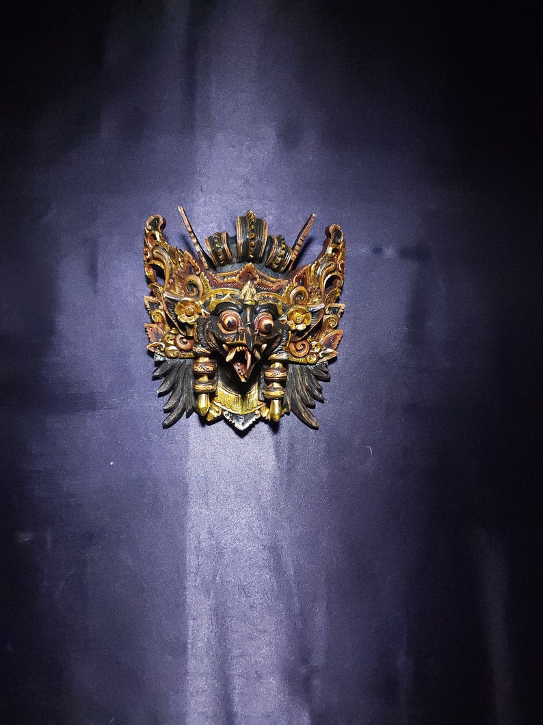 28 Cm Garuda Wooden Mask , Garuda Bali Mask Mythology , Exclusive ...