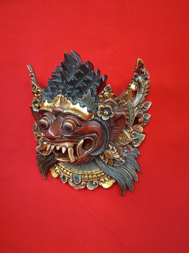 Narasimha Wooden Mask Narasinga Wooden Mask Balinese - Etsy