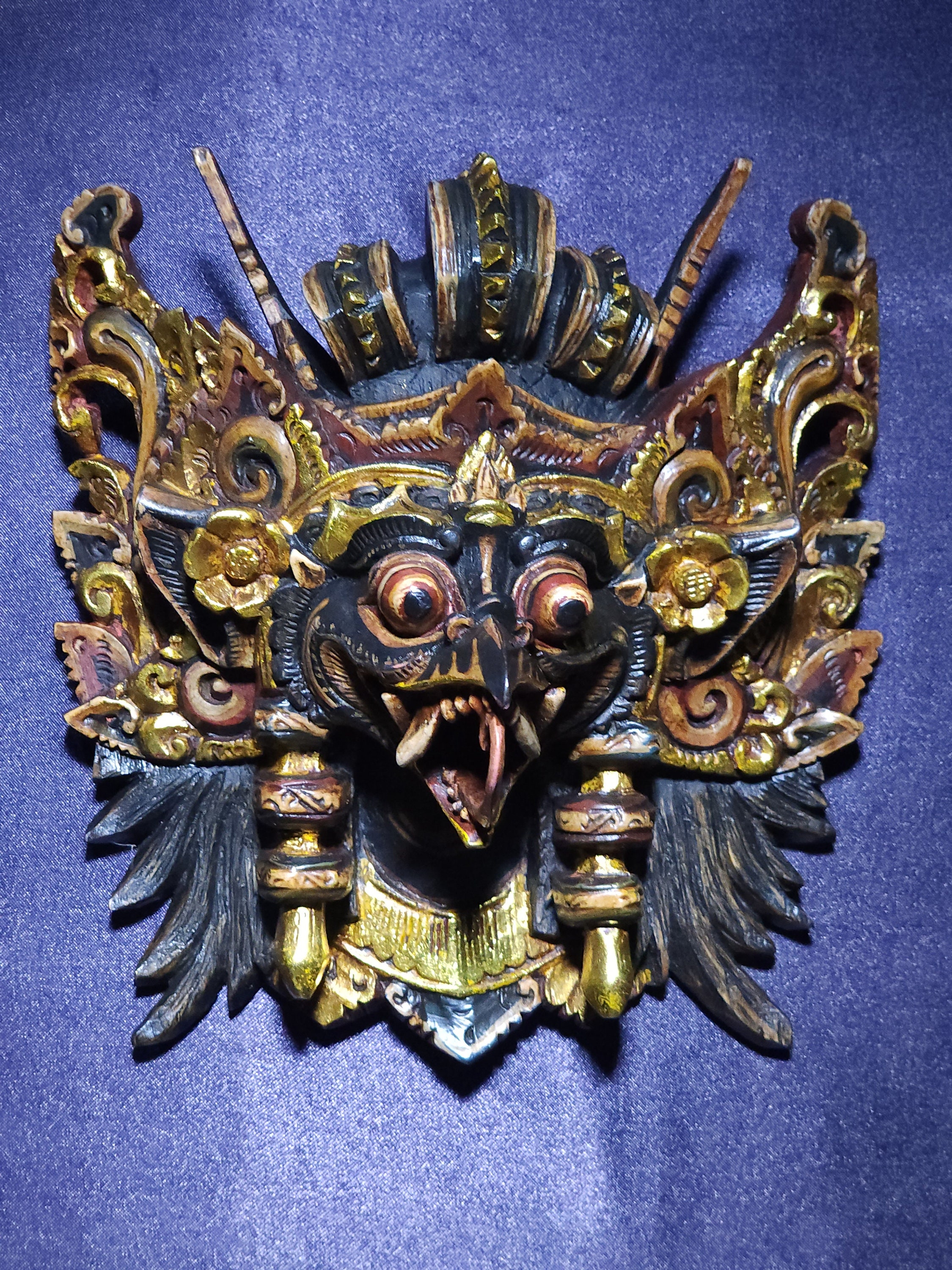 28 Cm Garuda Wooden Mask , Garuda Bali Mask Mythology , Exclusive ...