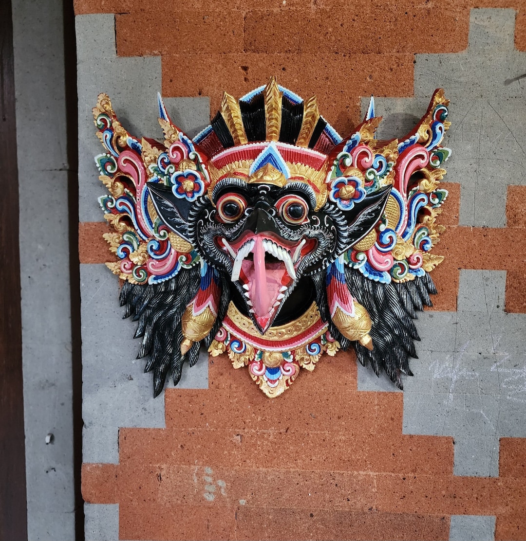 39cm Garuda Wooden Mask , Garuda Bali Mask Mythology , Exclusive ...