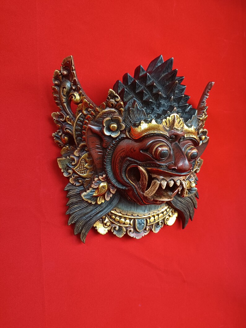 Narasimha Wooden Mask Narasinga Wooden Mask Balinese - Etsy