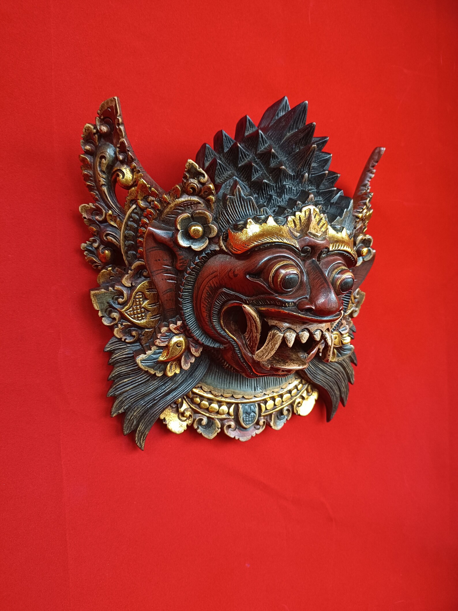 Narasimha Wooden Mask Narasinga Wooden Mask Balinese - Etsy